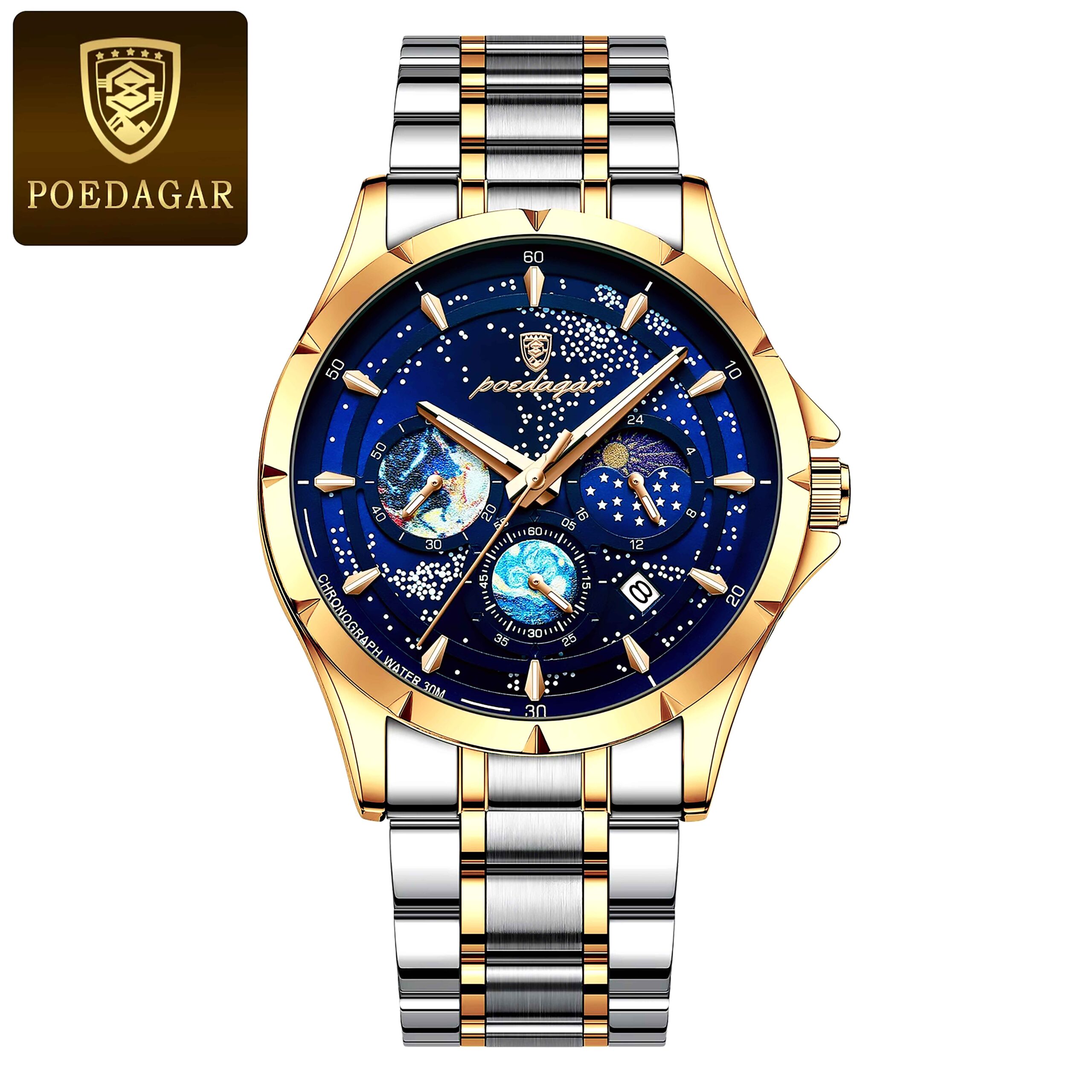 POEDAGAR 916 Luxury Man Wristwatch Luminous - Etouchbd